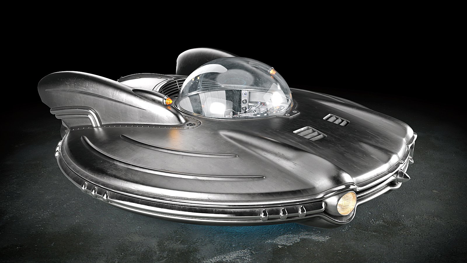 STF Retro UFO Texture Pack | Daz 3D