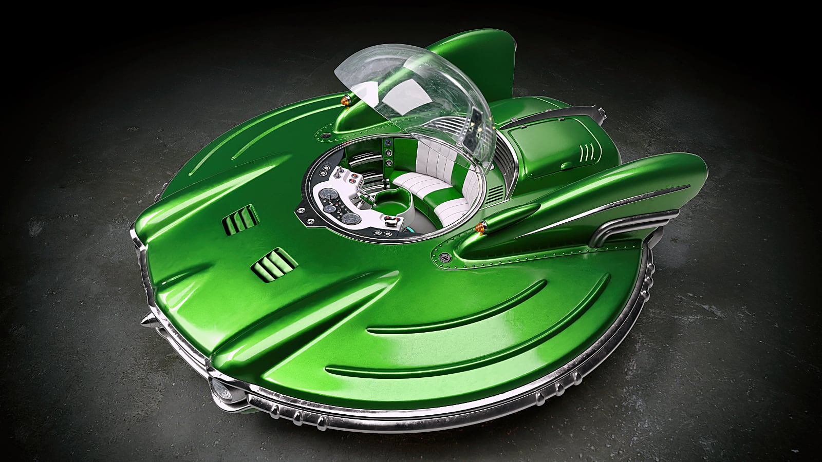 STF Retro UFO Texture Pack | Daz 3D