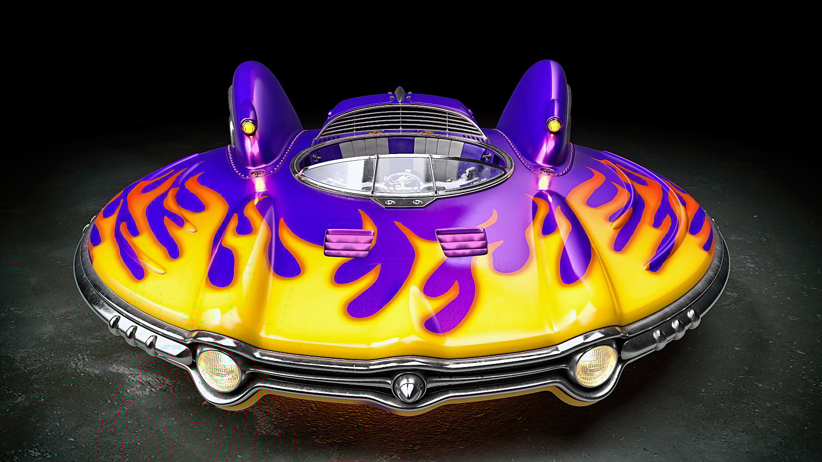 STF Retro UFO Texture Pack | Daz 3D