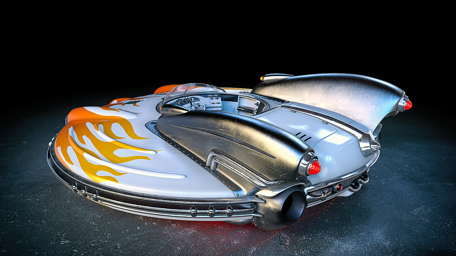 STF Retro UFO Texture Pack | Daz 3D