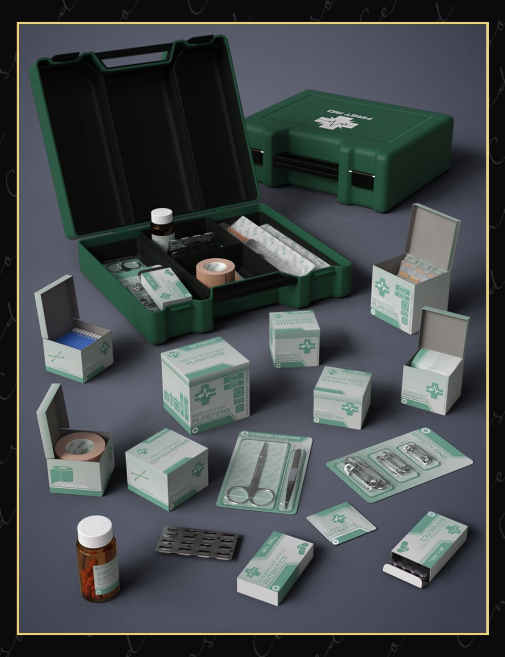 Medical Kit Props | Daz 3D