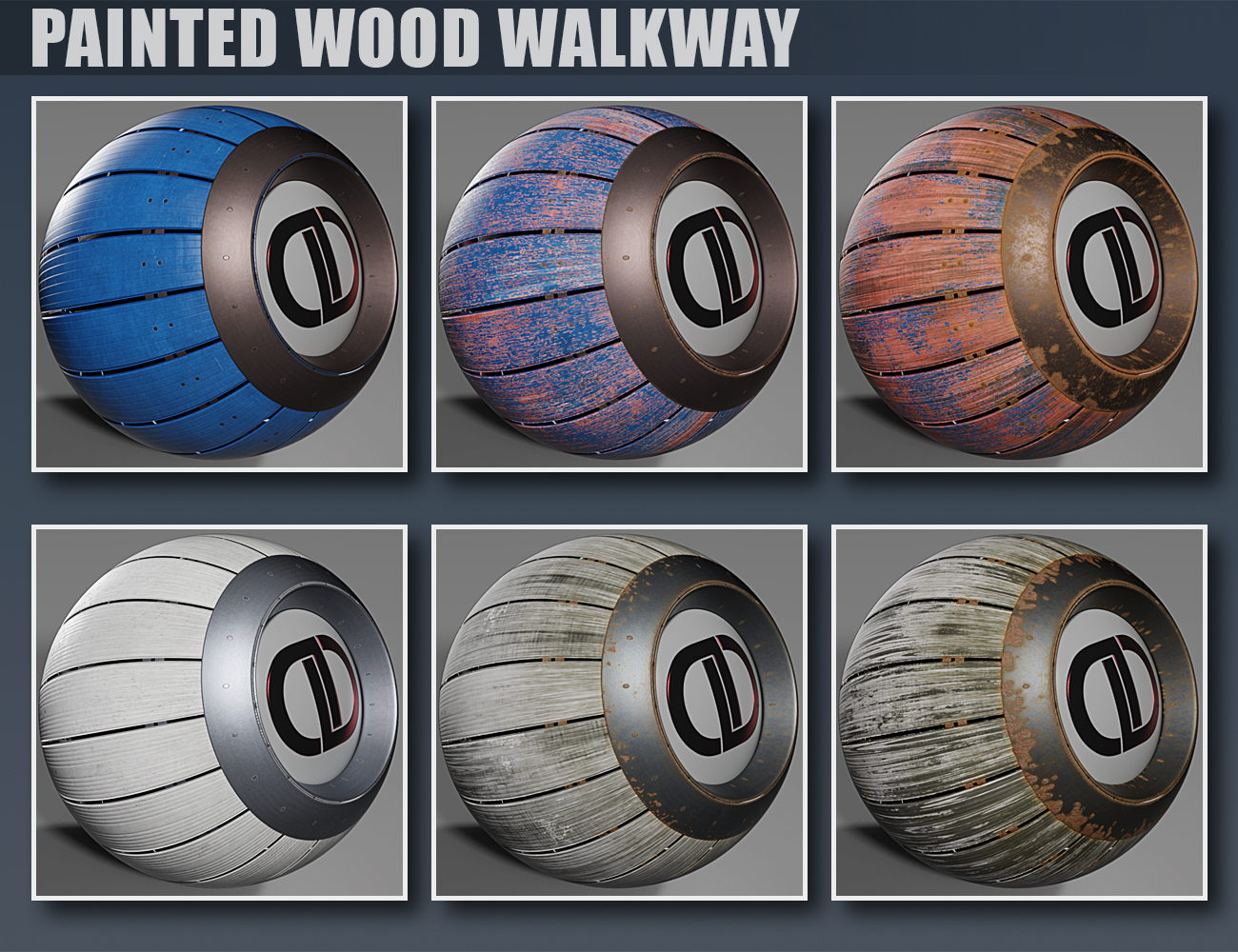 DD PBR Painted Wood Shaders for Iray Vol 1 | Daz 3D