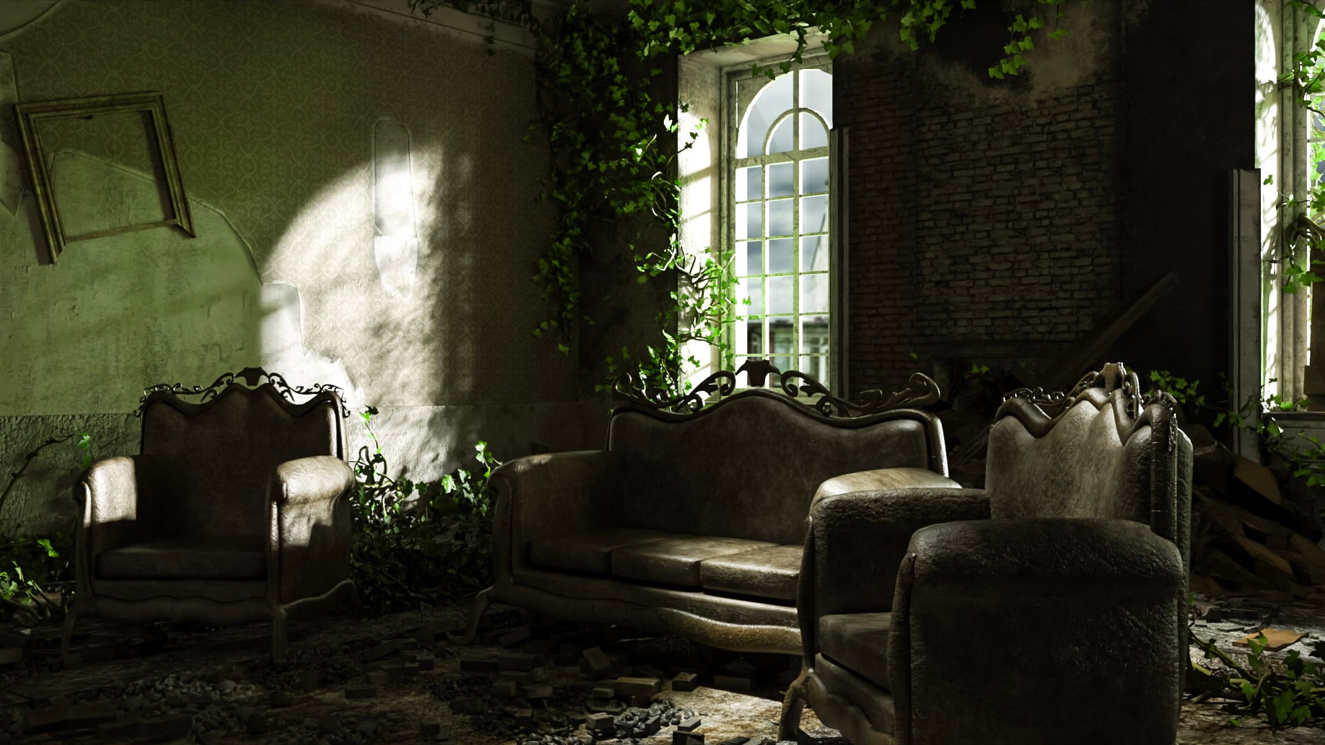 Forgotten Family Room | Daz 3D