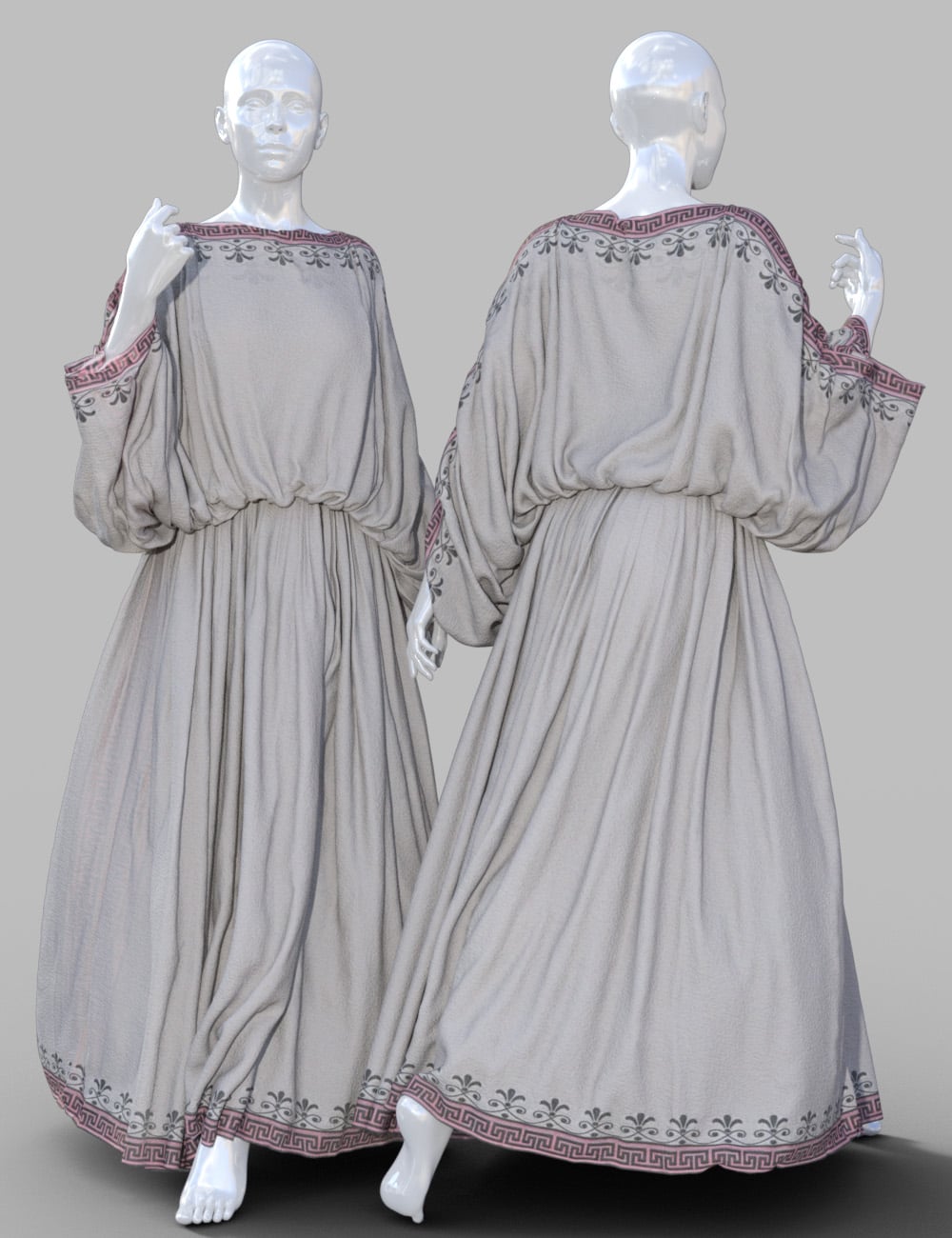 dForce Classical Chitons for Genesis 9 and 8 | Daz 3D