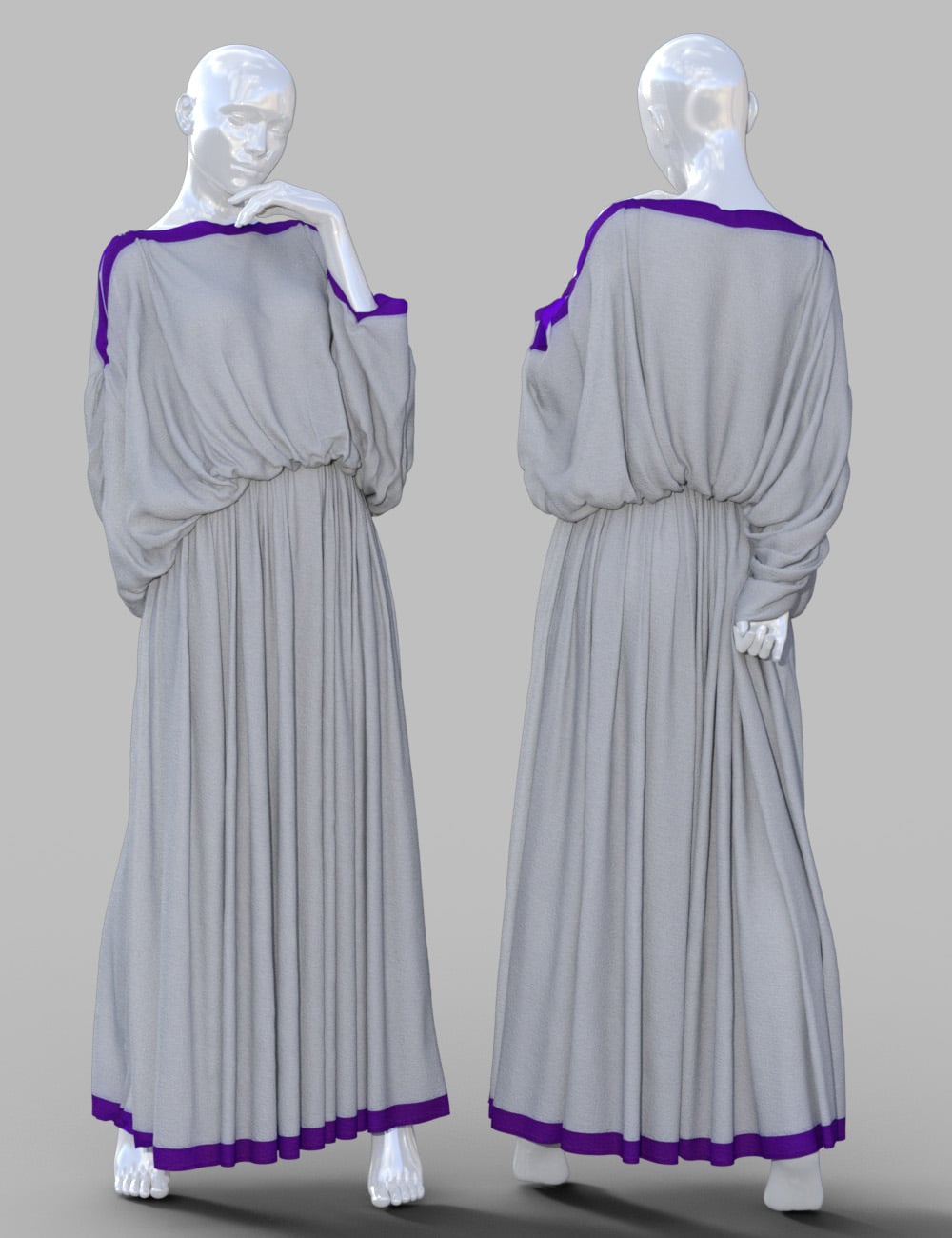 dForce Classical Chitons for Genesis 9 and 8 | Daz 3D
