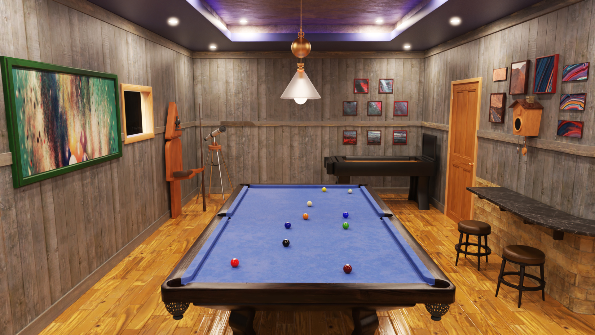 Underground Game Room | Daz 3D