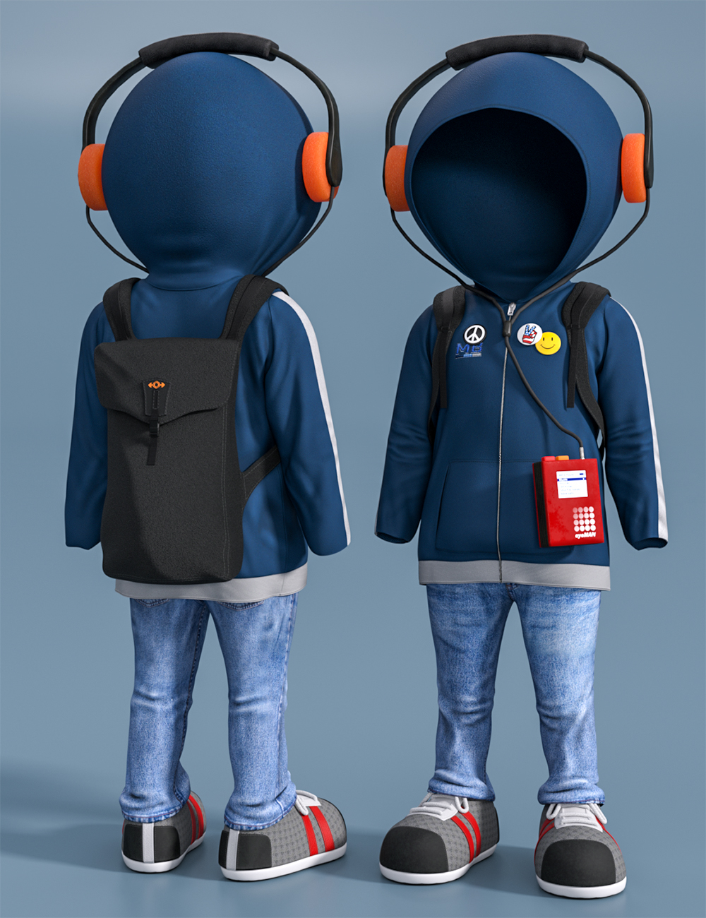 Mister Bobble dForce Teen Clothes | Daz 3D