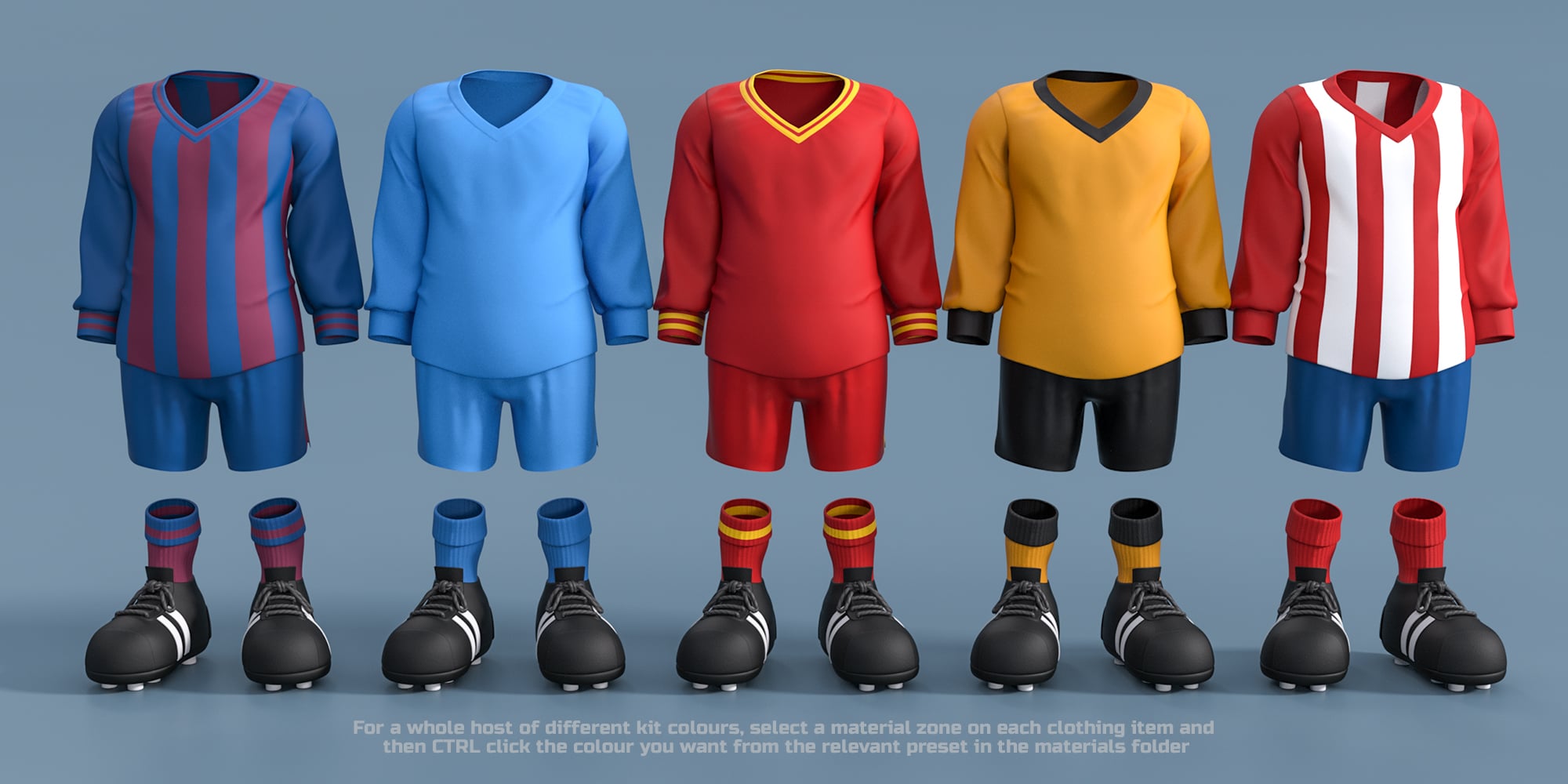Mister Bobble dForce Soccer Kit | Daz 3D