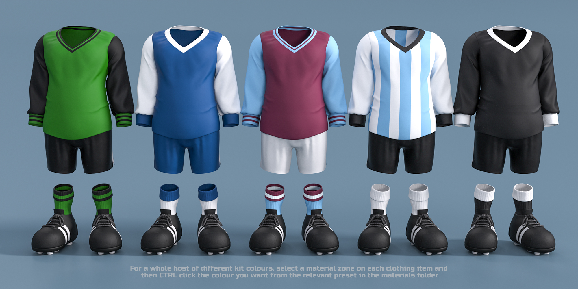 Mister Bobble dForce Soccer Kit | Daz 3D