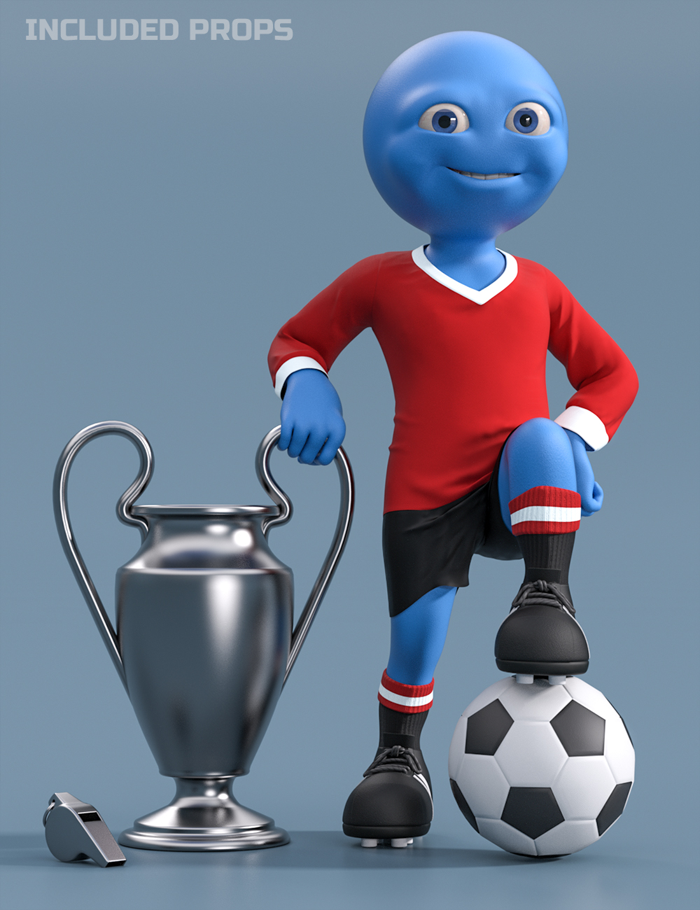 Mister Bobble dForce Soccer Kit | Daz 3D