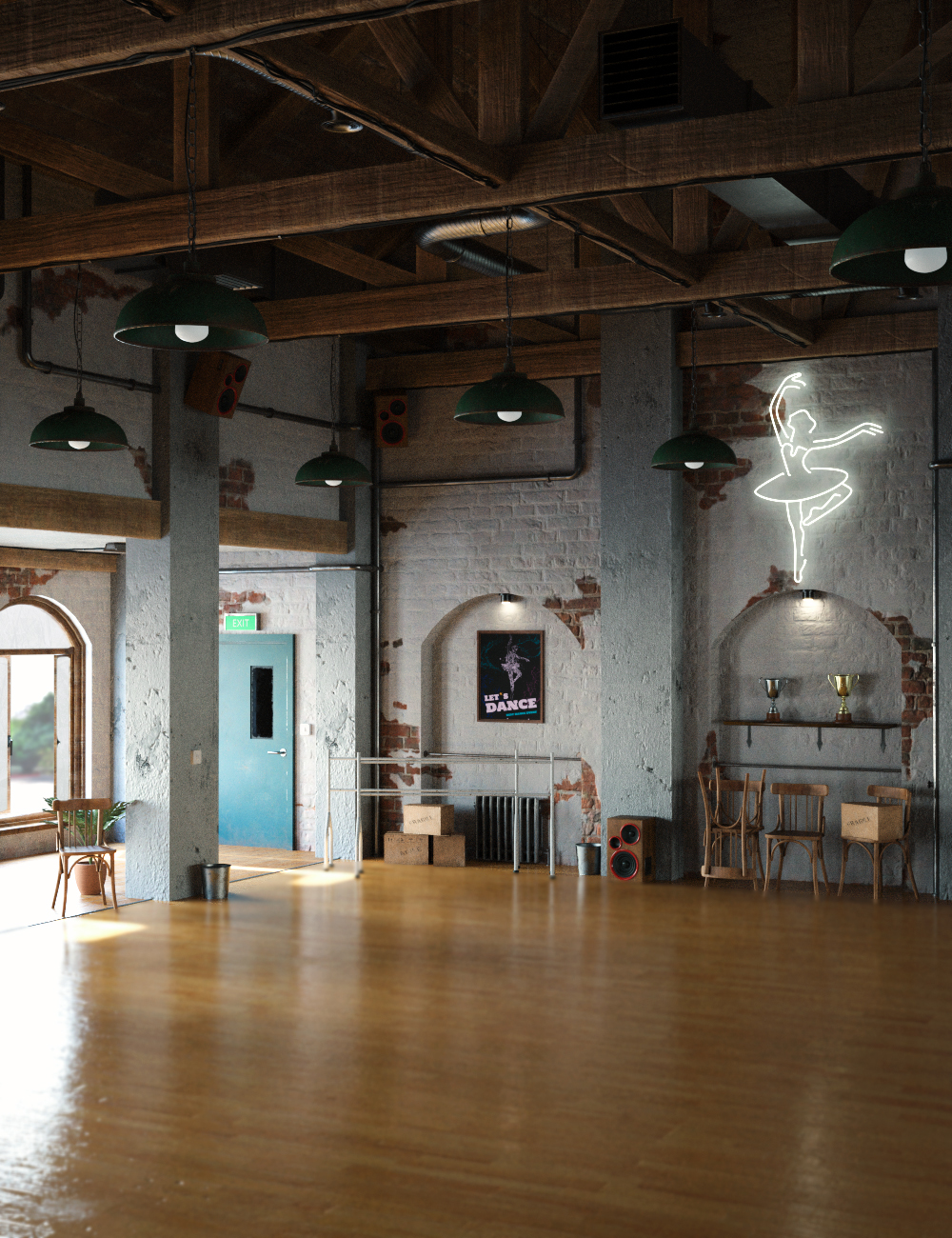 Dance Hall | Daz 3D
