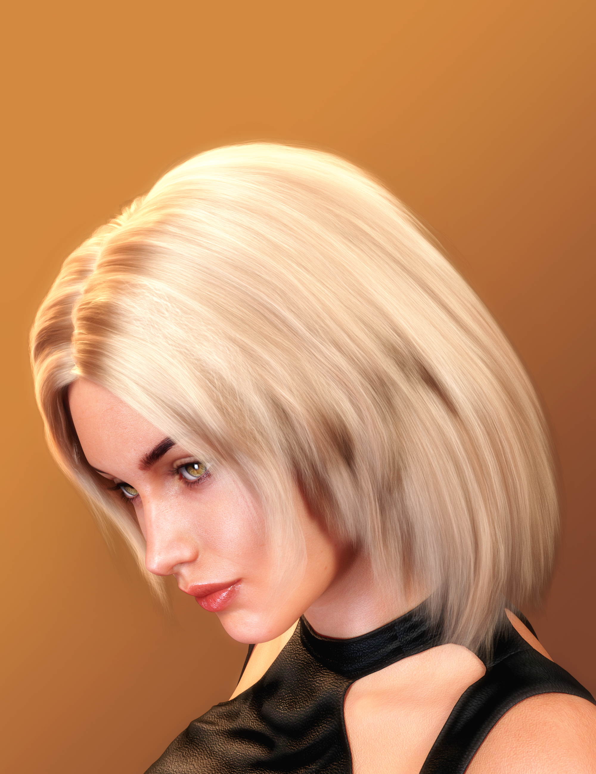 FE Female Linda Medium Hair for Genesis 8 and 8.1 Female | Daz 3D