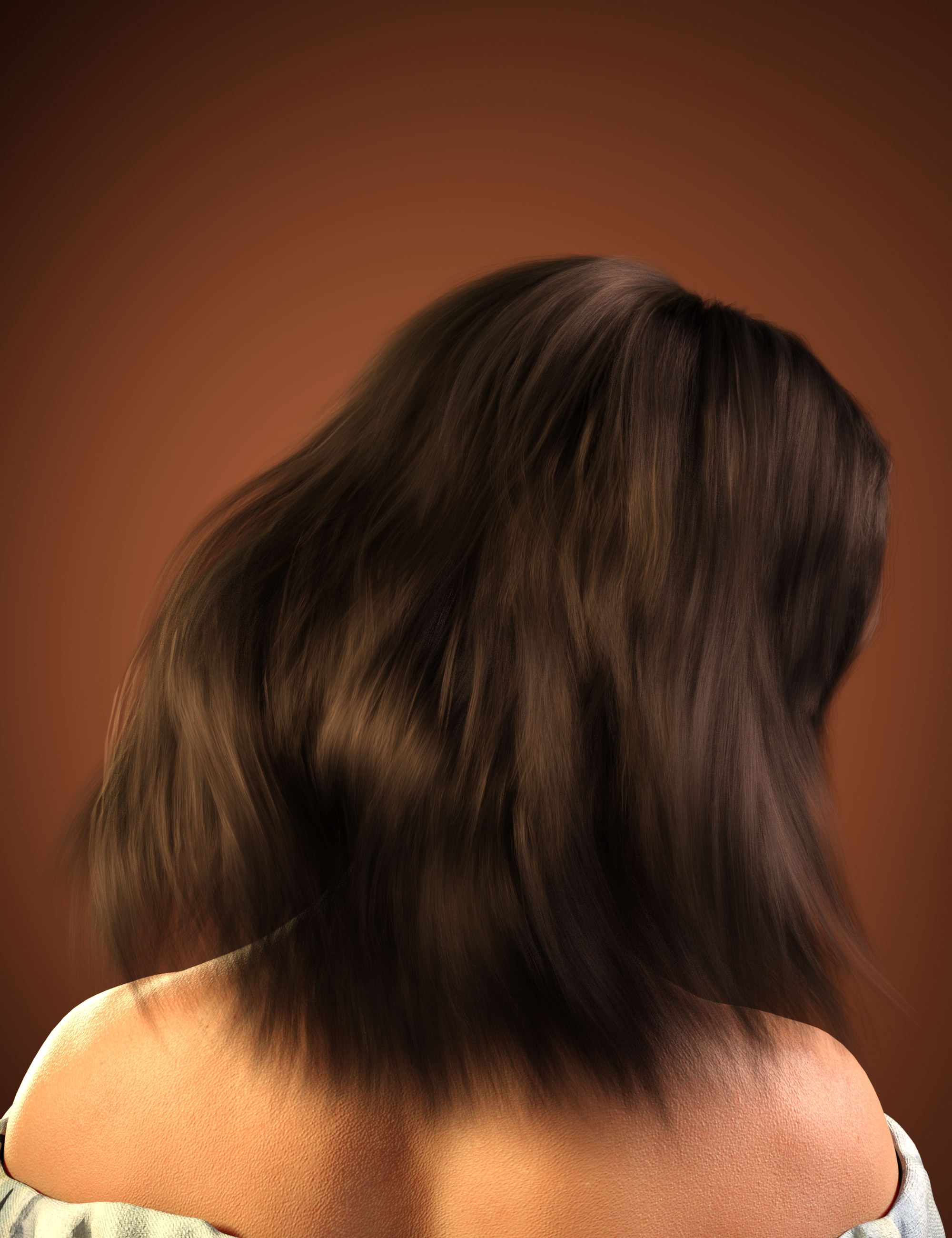 FE Female Linda Medium Hair for Genesis 8 and 8.1 Female | Daz 3D