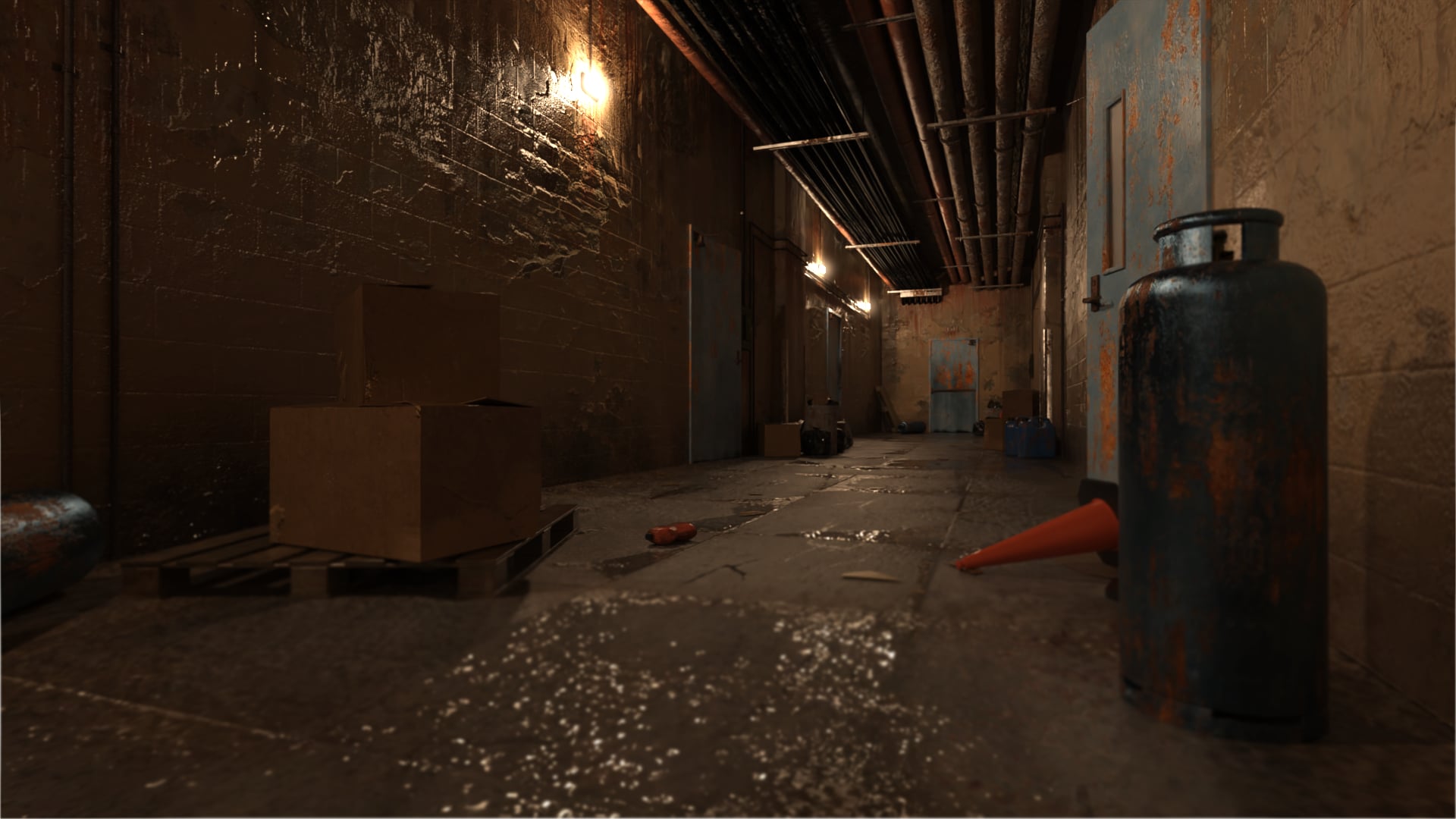 Underground Corridor | Daz 3D