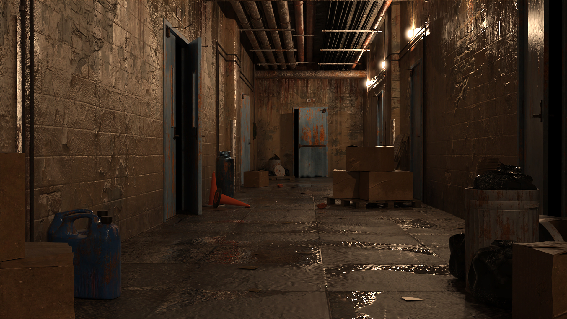Underground Corridor | Daz 3D