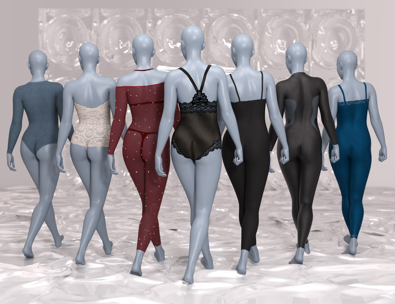 VYK Sexy Skinz - Bodysuits Vol III for Genesis 9 | Daz 3D