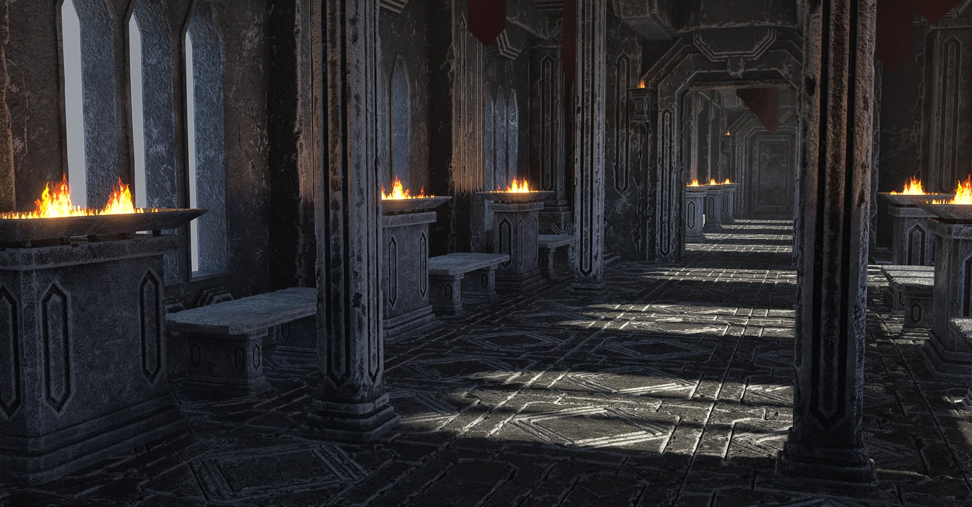 Artifact Chamber Halls | Daz 3D