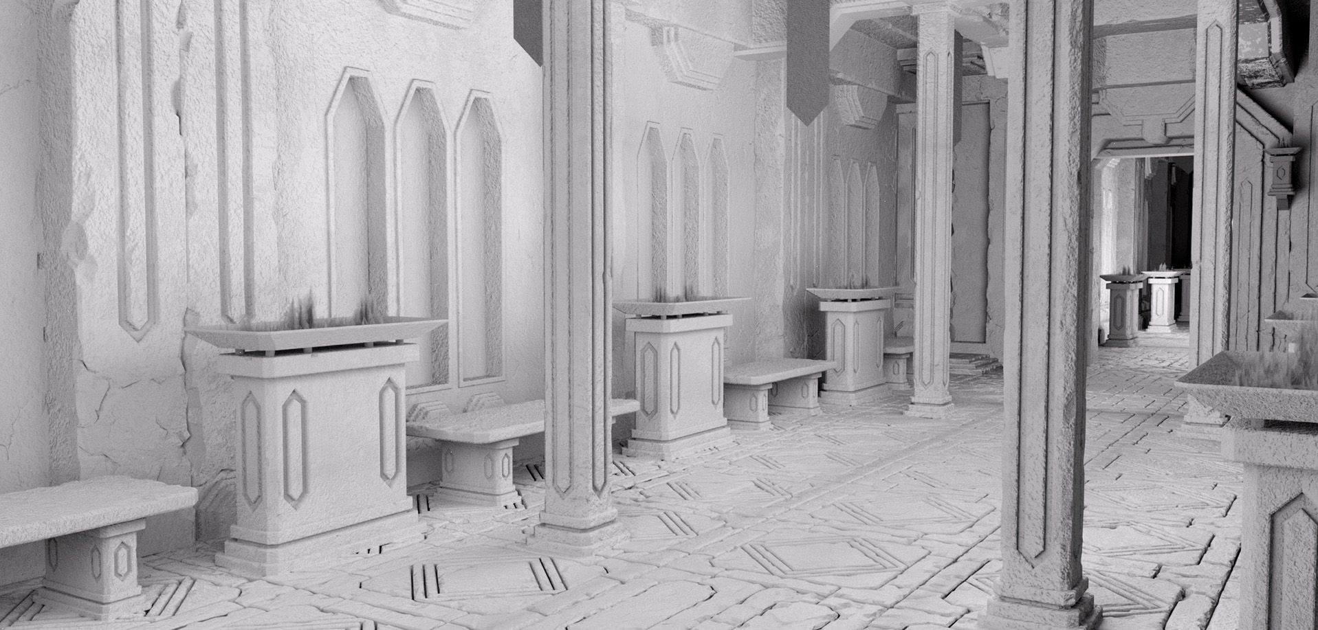 Artifact Chamber Halls | Daz 3D
