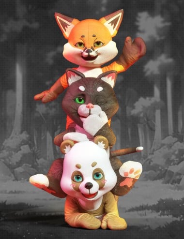 FPE Plushies for Teddy for Genesis 9 | Daz 3D