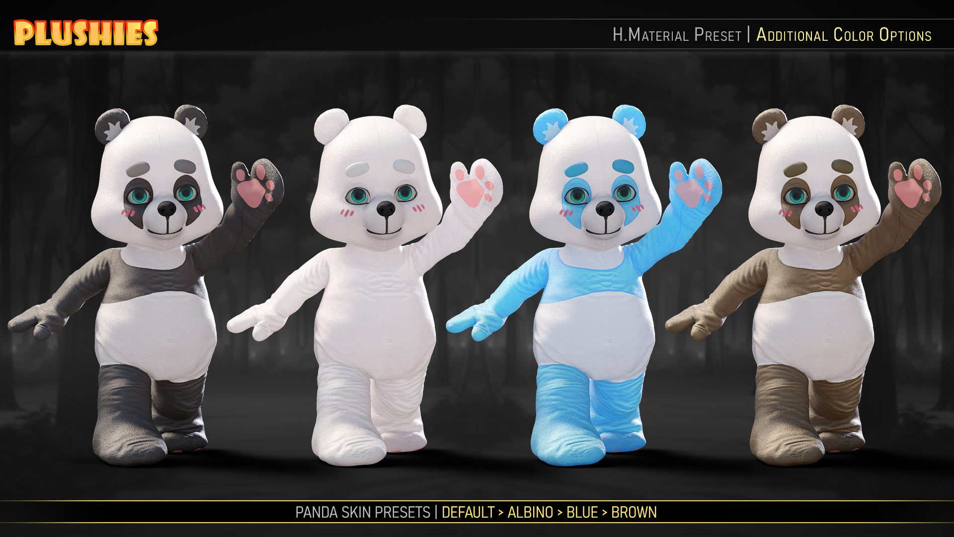 FPE Plushies for Teddy for Genesis 9 | Daz 3D