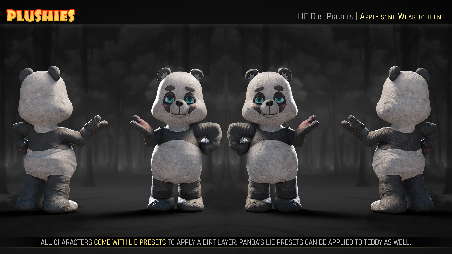 FPE Plushies for Teddy for Genesis 9 | Daz 3D