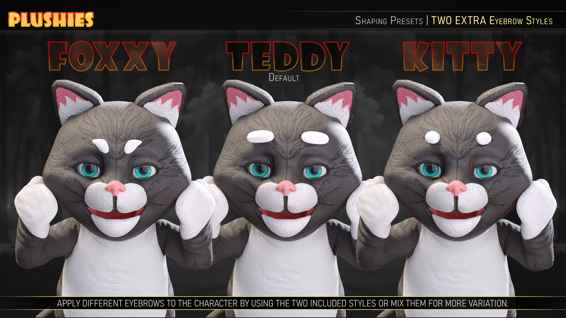 FPE Plushies for Teddy for Genesis 9 | Daz 3D