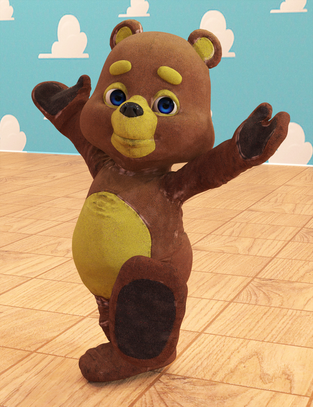 My Best Friend Teddy Poses for Teddy Bear | Daz 3D