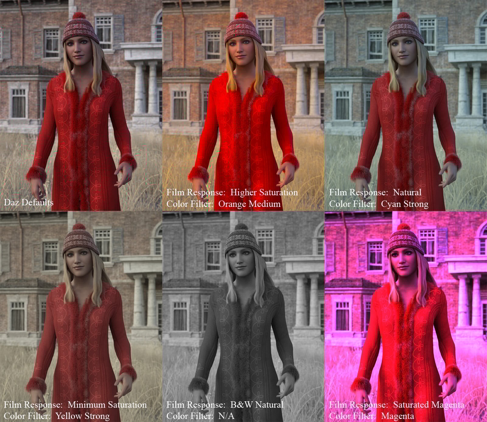 Ultimate Film Grading Presets | Daz 3D
