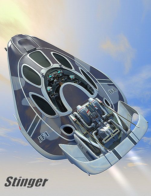 Anime Star Fighter | Daz 3D