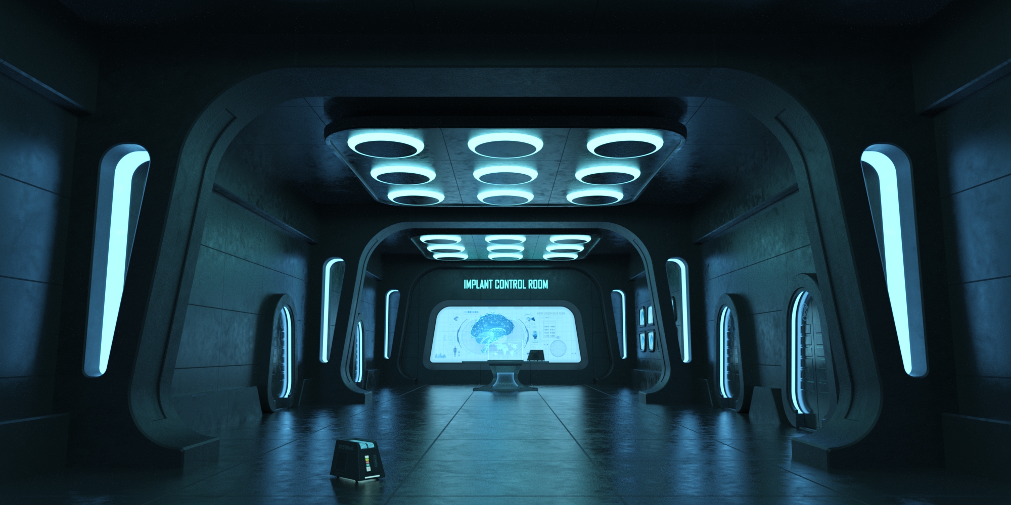 Dark Station Control Room | Daz 3D