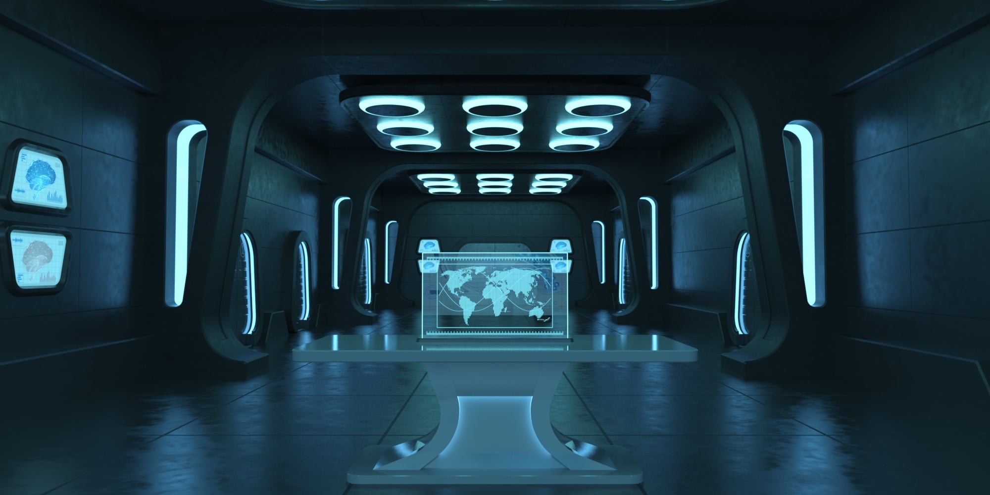 Dark Station Control Room | Daz 3D