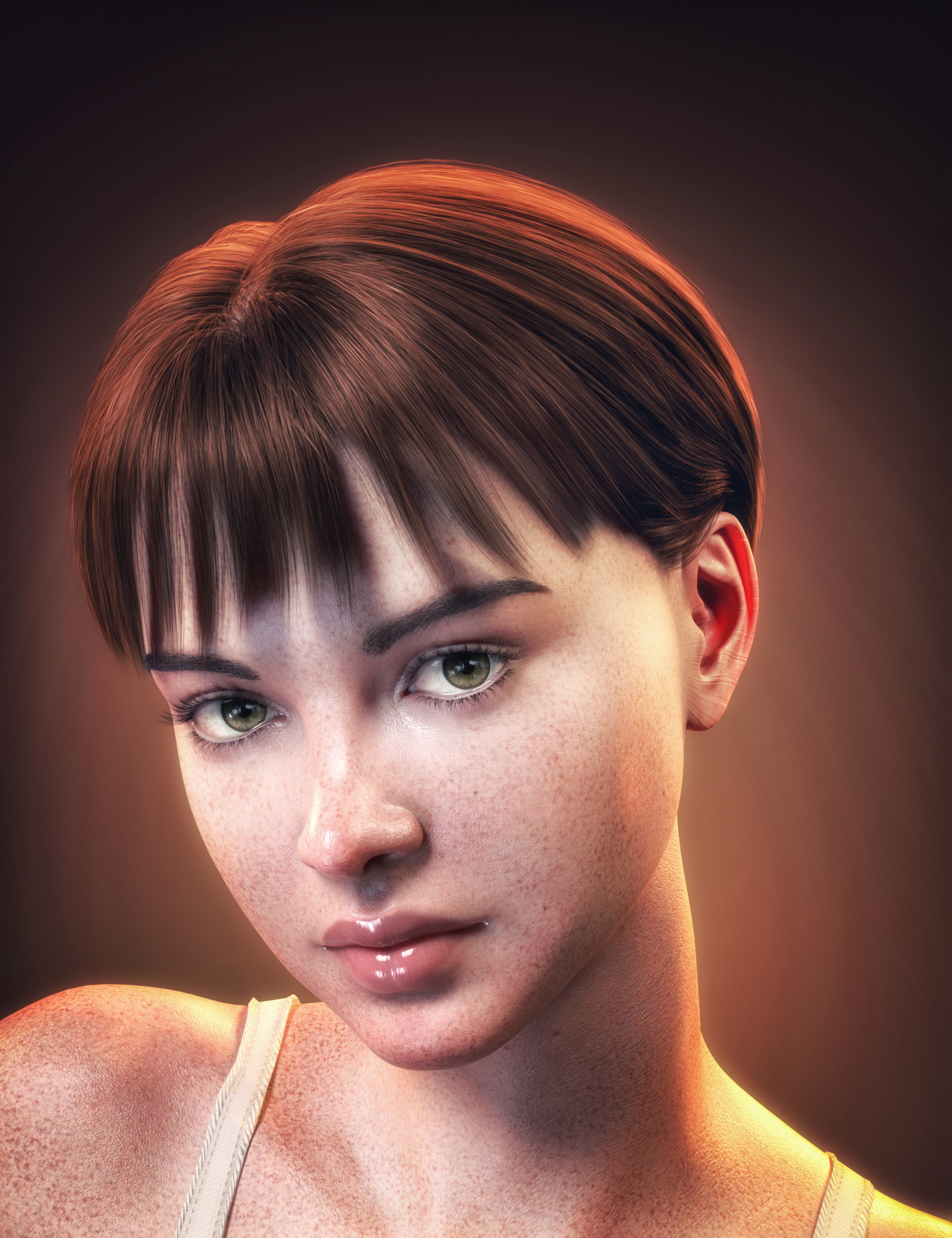 FE Sunshine Short Hair for Genesis 8 and 8.1 Female | Daz 3D
