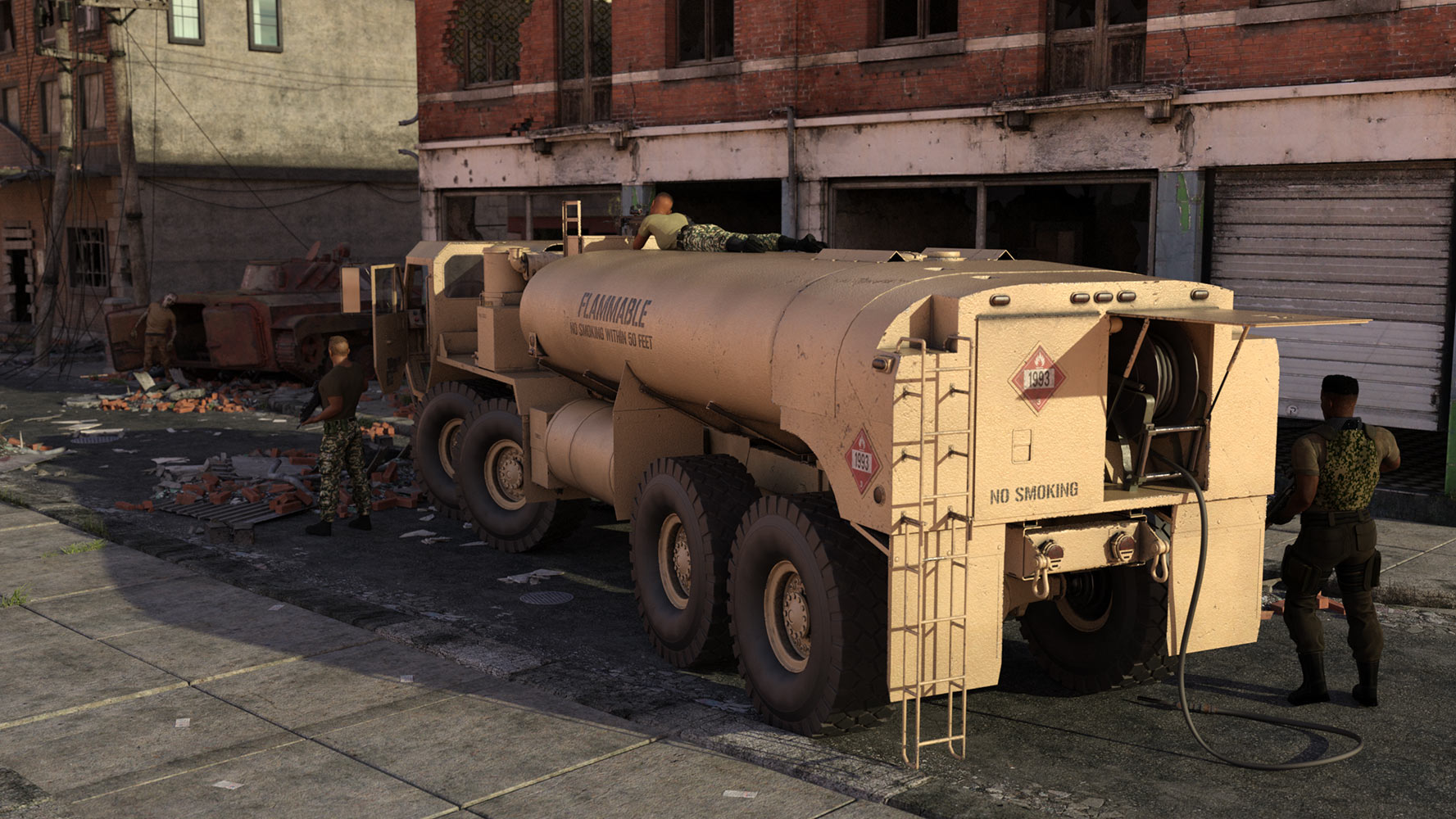Military Fuel Tanker Truck | Daz 3D