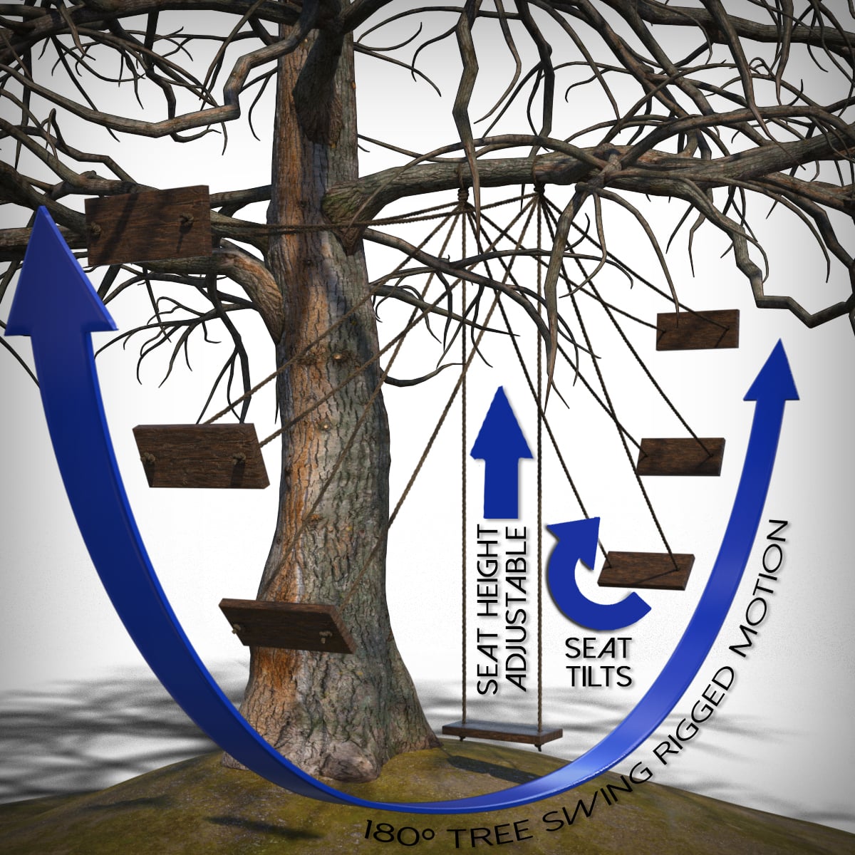 Red Oak Tree with dForce Leaves | Daz 3D