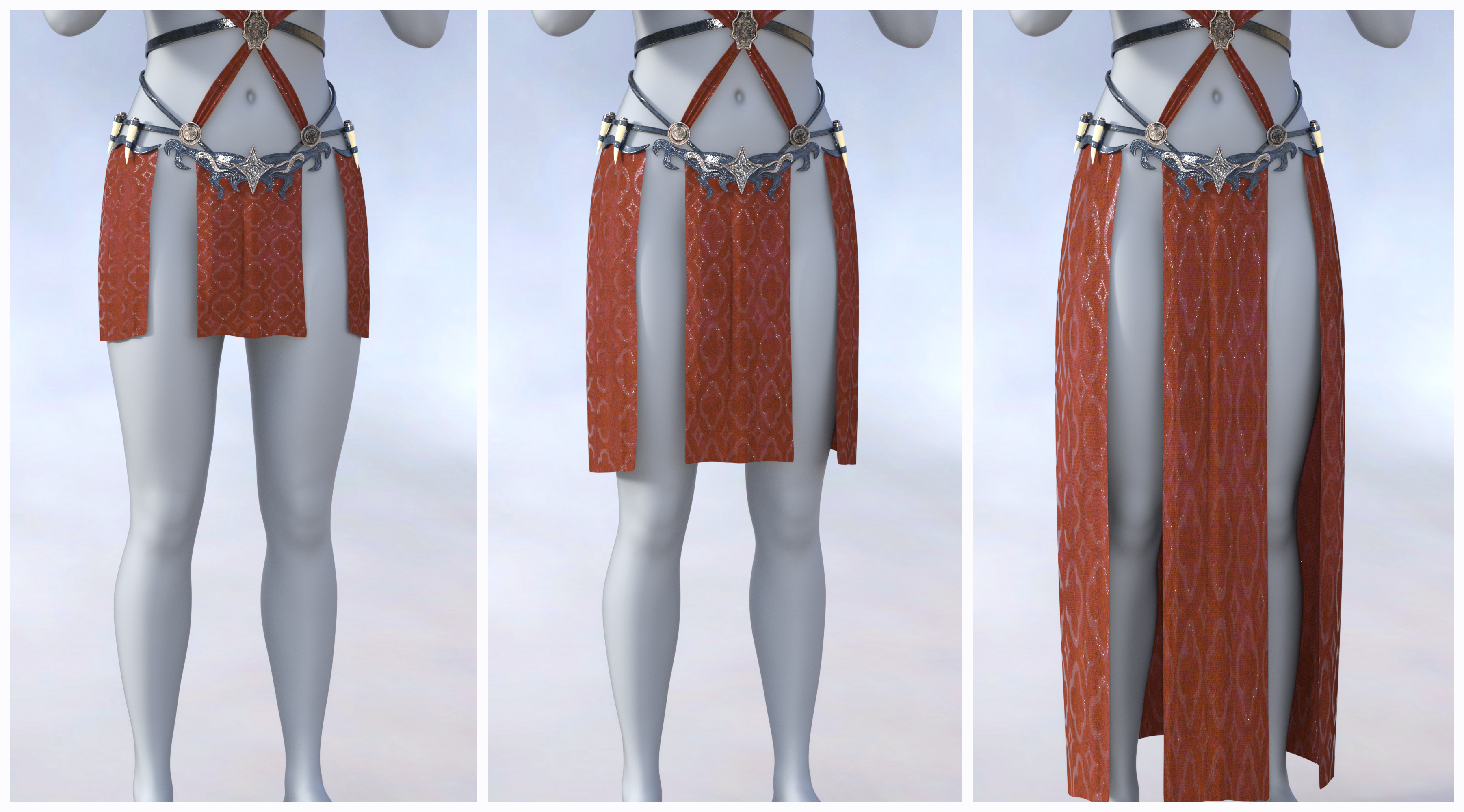 dForce EF Dark Priestess Outfit for Genesis 9 | Daz 3D