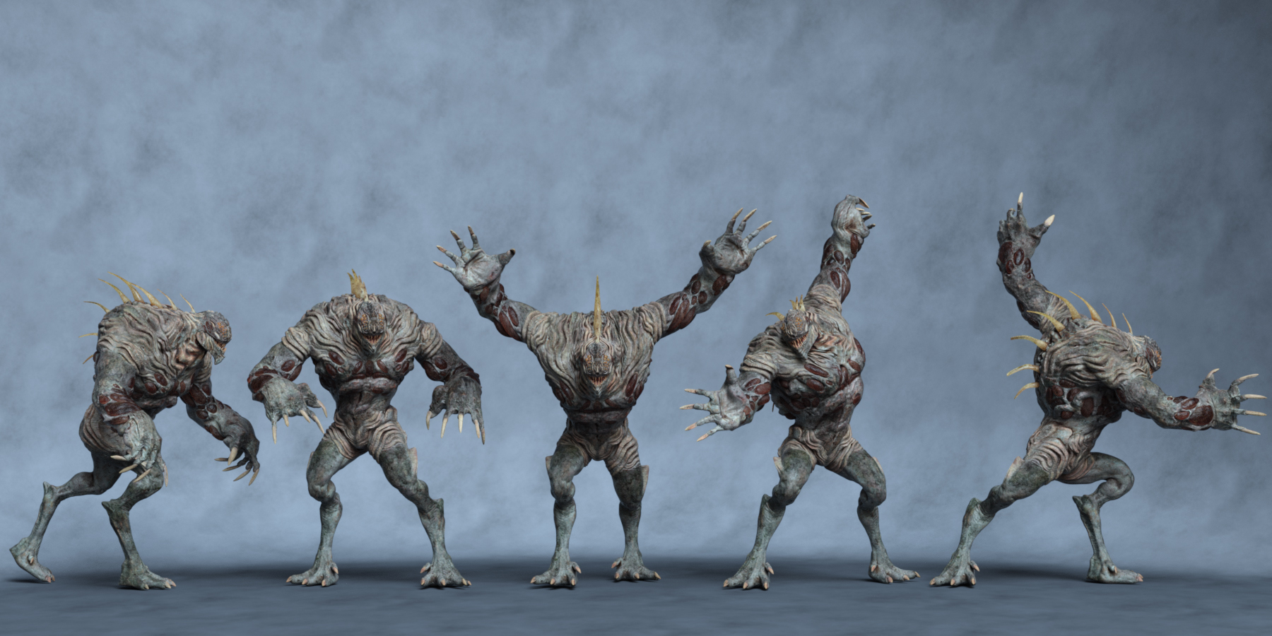 On the Loose Poses for the Ravager Parasite | Daz 3D