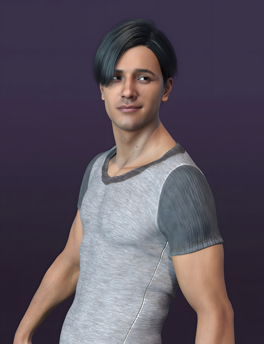 JL Hair 006 - Leon Hair for Genesis 9 | Daz 3D