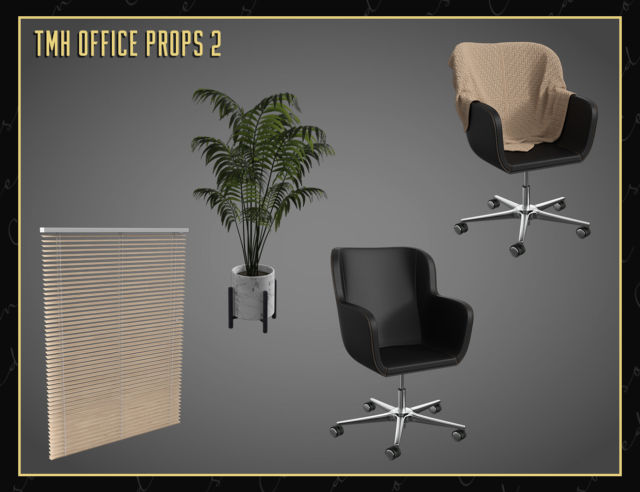 The Minimalist Home Office | Daz 3D
