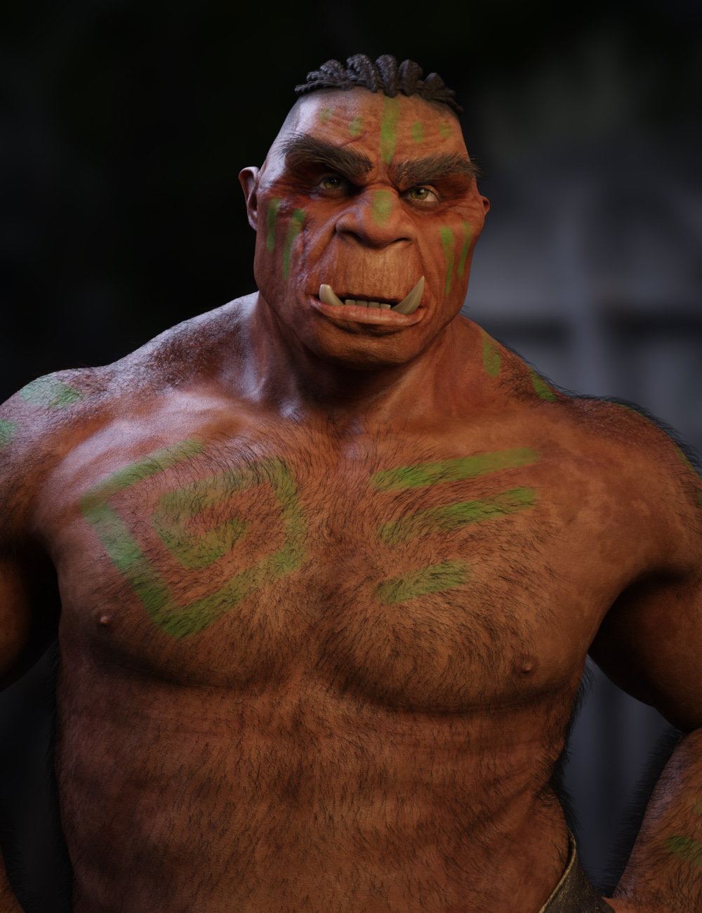 Oggara the Male Orc for Genesis 9 | Daz 3D