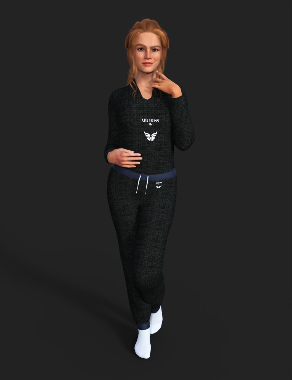 Commercial Airliner PJs | Daz 3D
