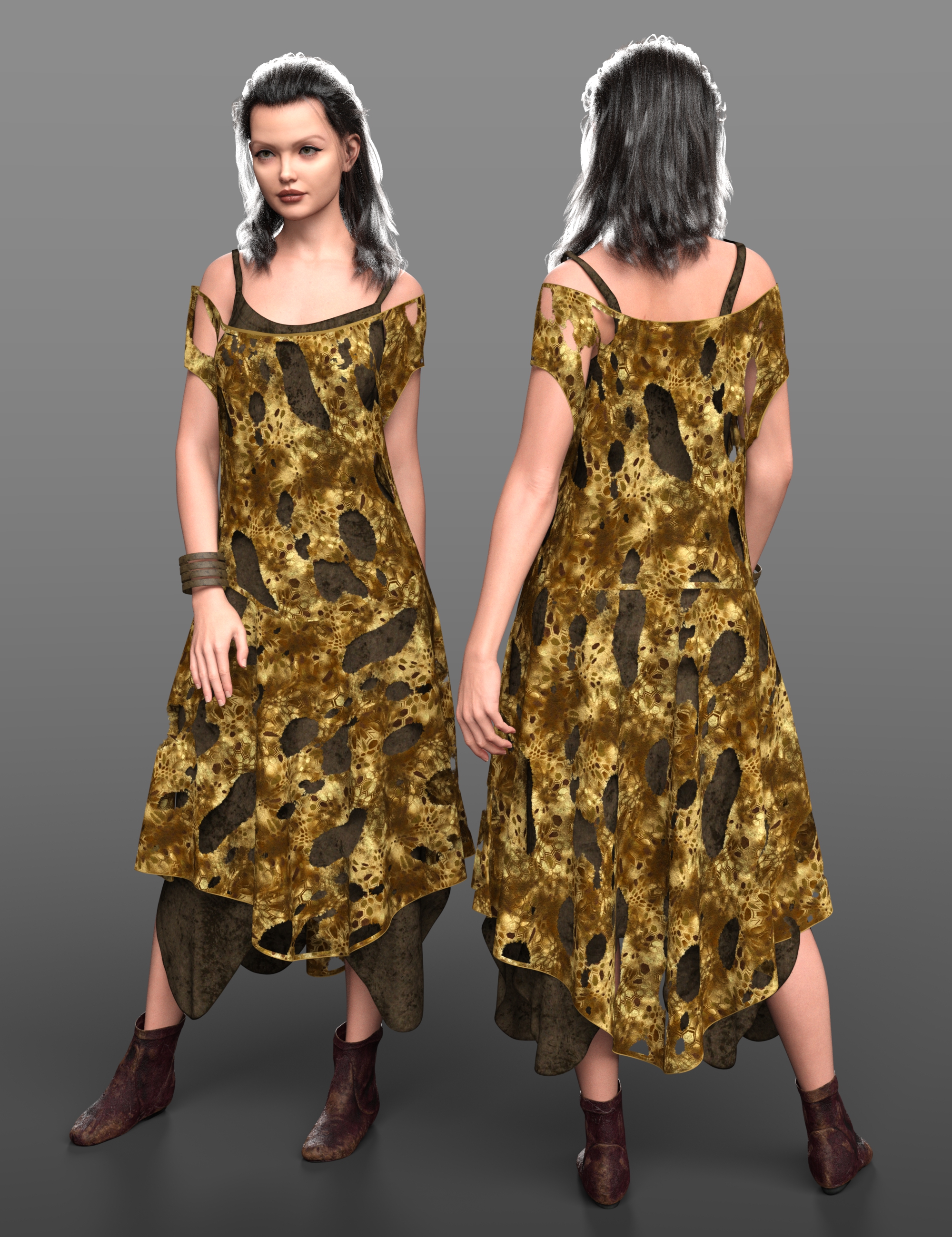 Versatility for dForce Jane Outfit for Genesis 9 | Daz 3D