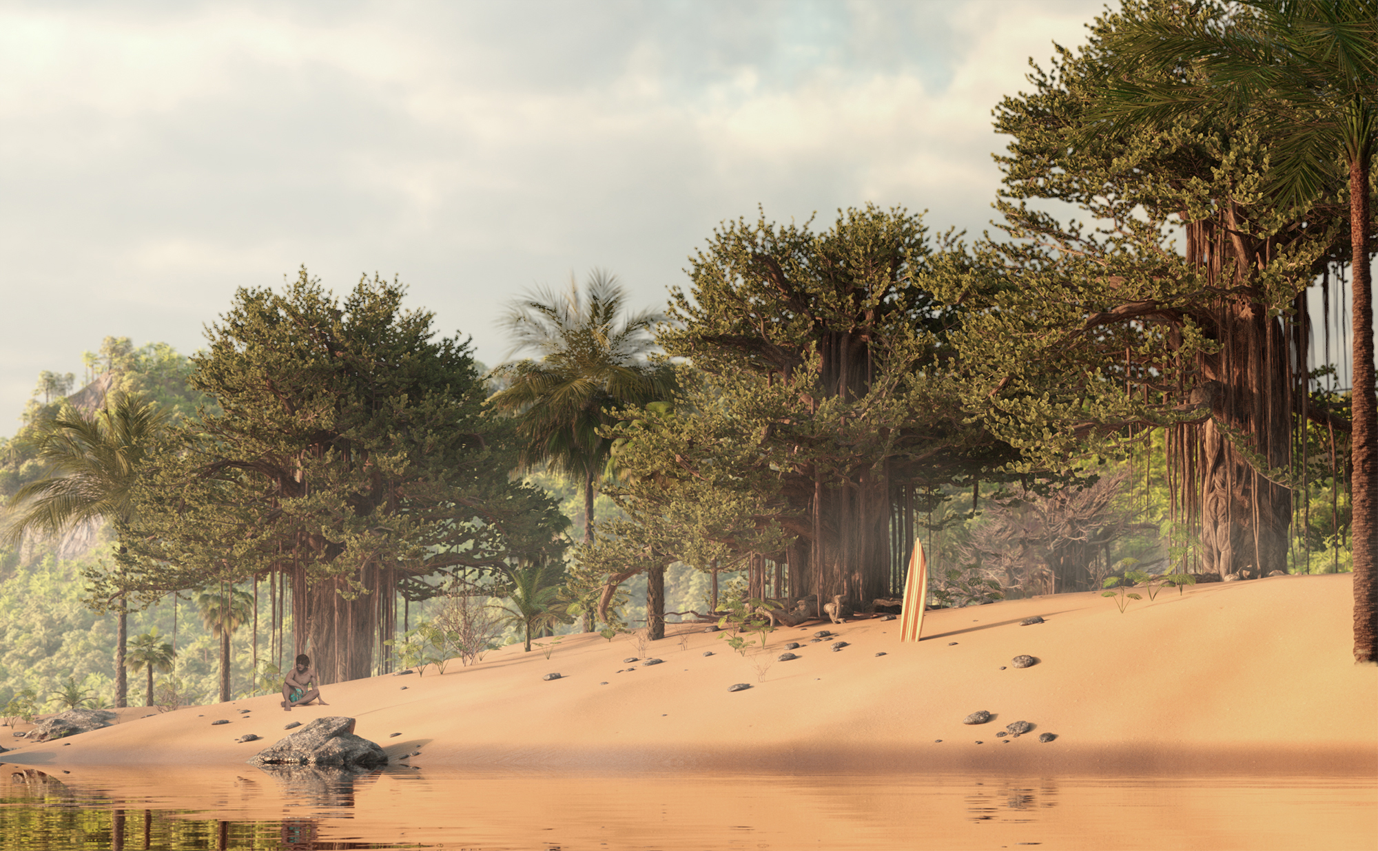 Banyan Trees - High Resolution Plants for Daz Studio | Daz 3D
