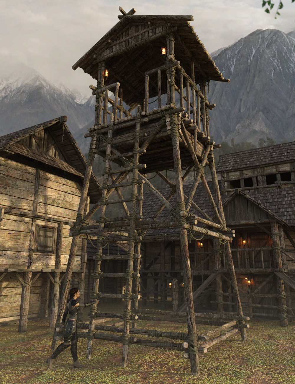 Village Watchtowers | Daz 3D