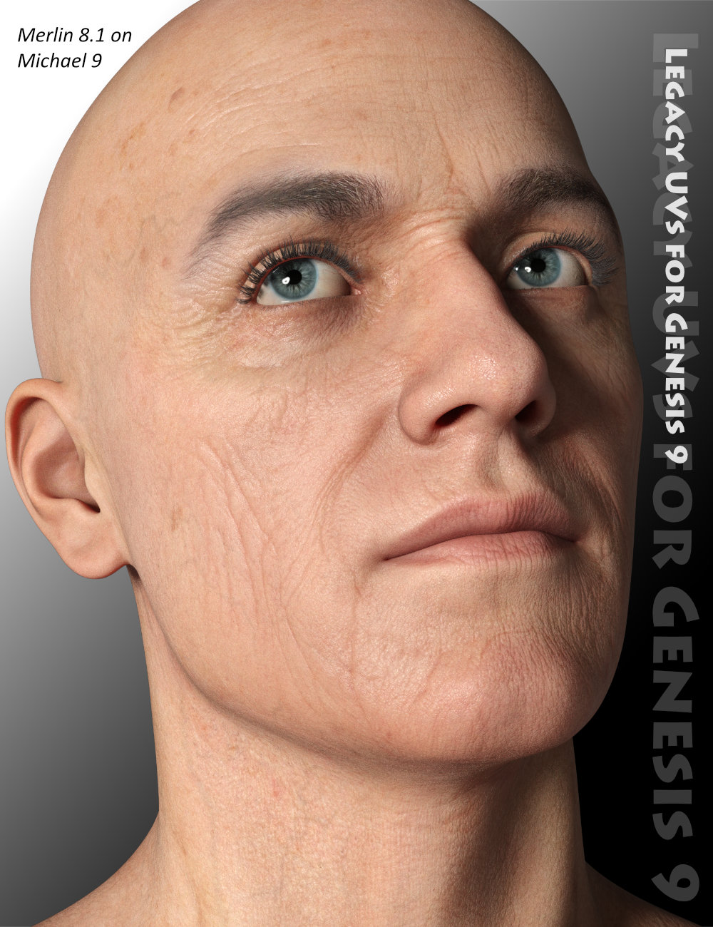 Legacy UVs for Genesis 9: Genesis 3, 8, and 8.1 Male | Daz 3D