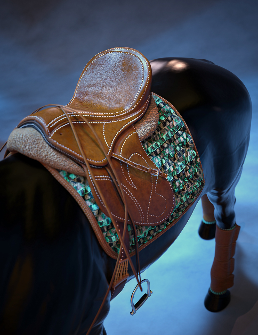 English Style Tack Texture Expansion | Daz 3D