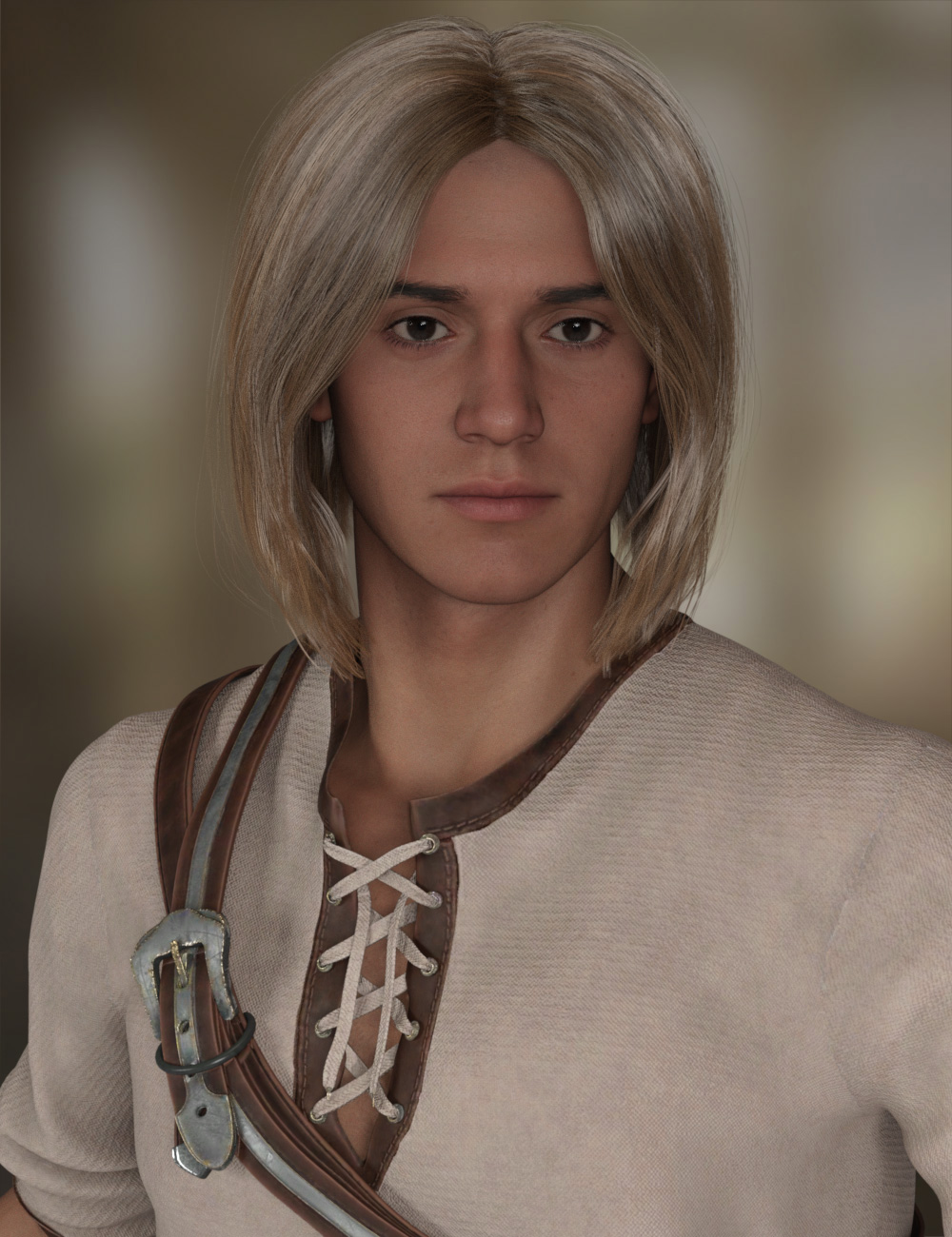 MRL dForce Layered Bob Hair for Genesis 9 | Daz 3D