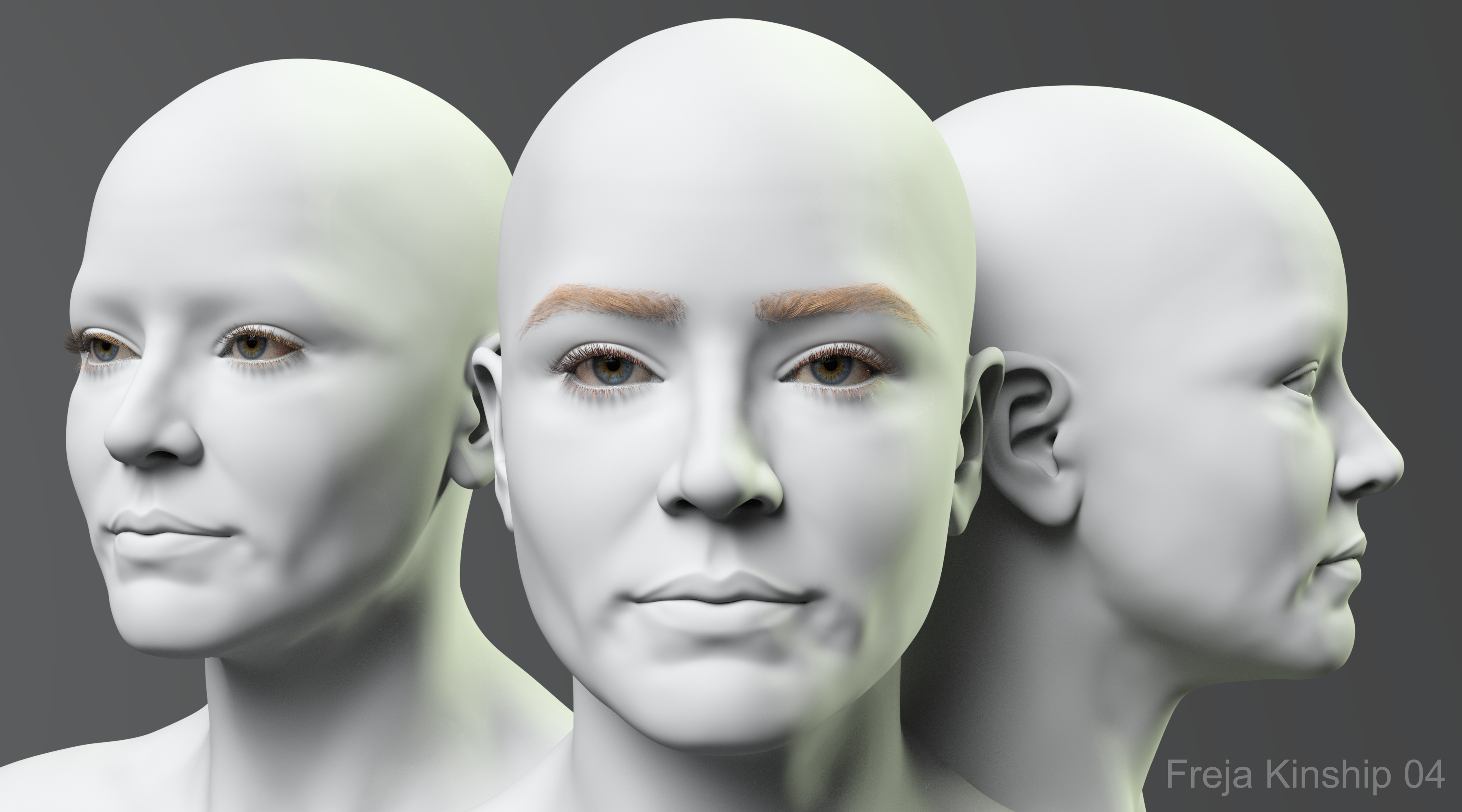 Freja 9 Kinship Alternate Face Morphs | Daz 3D