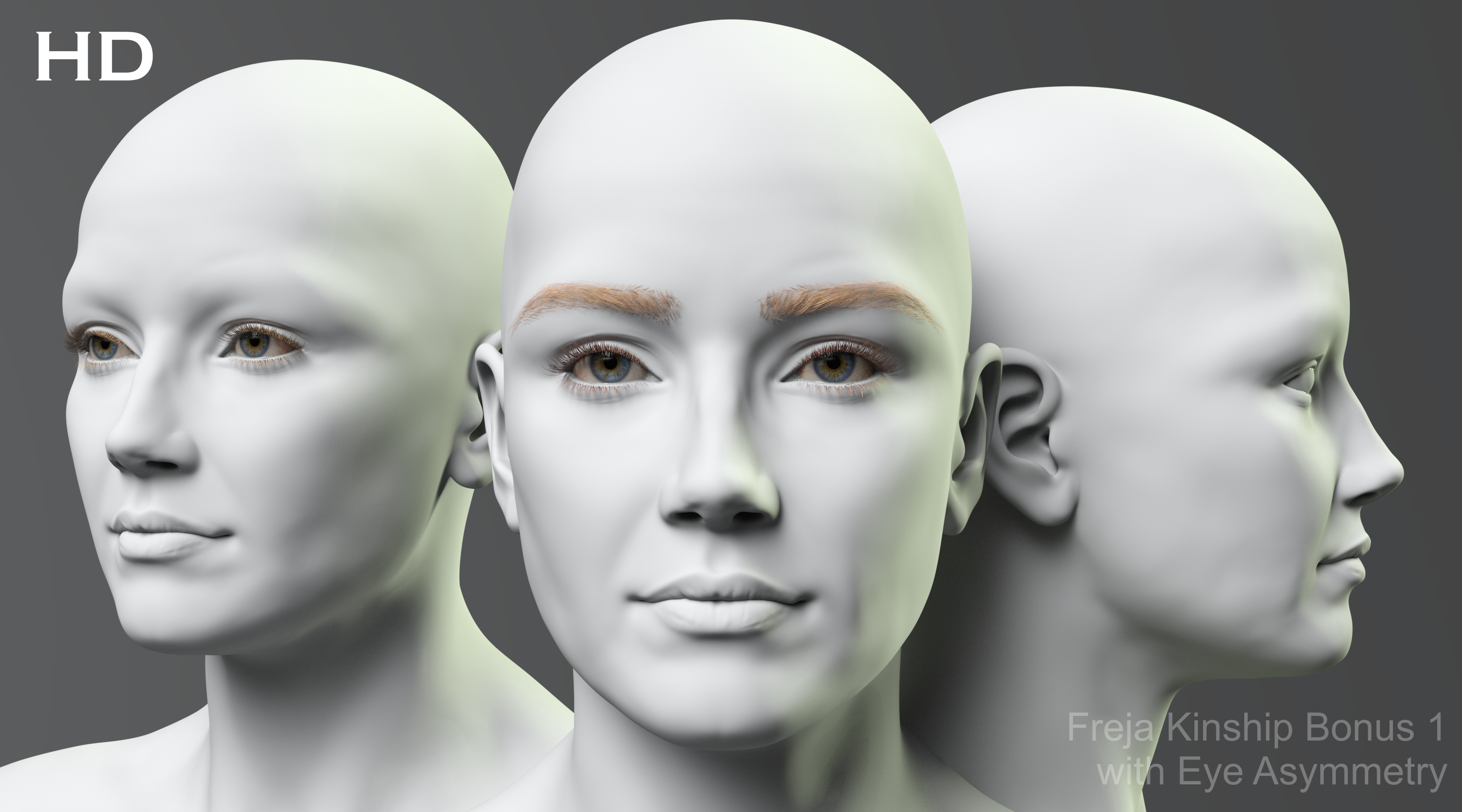Freja 9 Kinship Alternate Face Morphs | Daz 3D