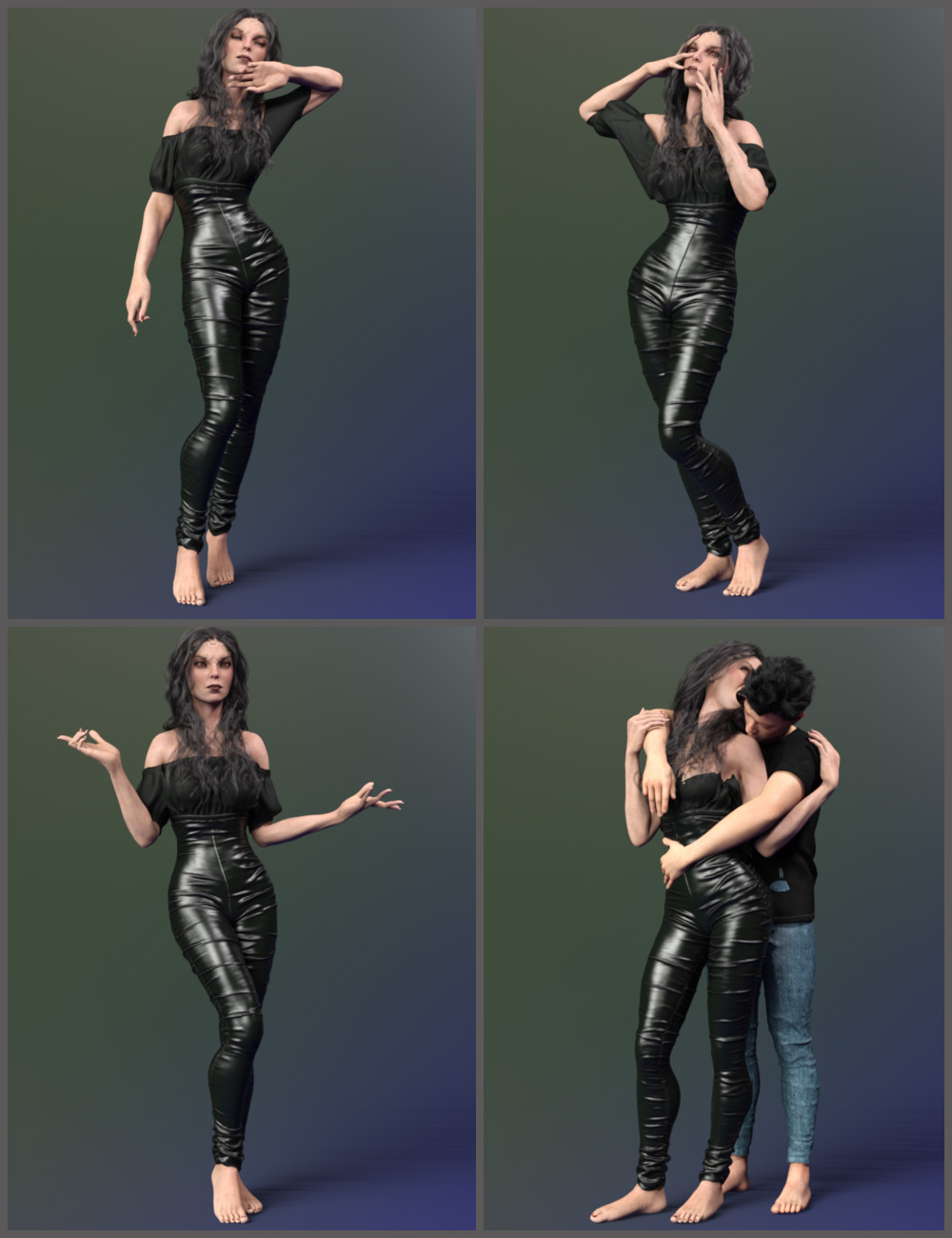 IGD Vampirina Poses for Nosferatu Female and Genesis 9 | Daz 3D