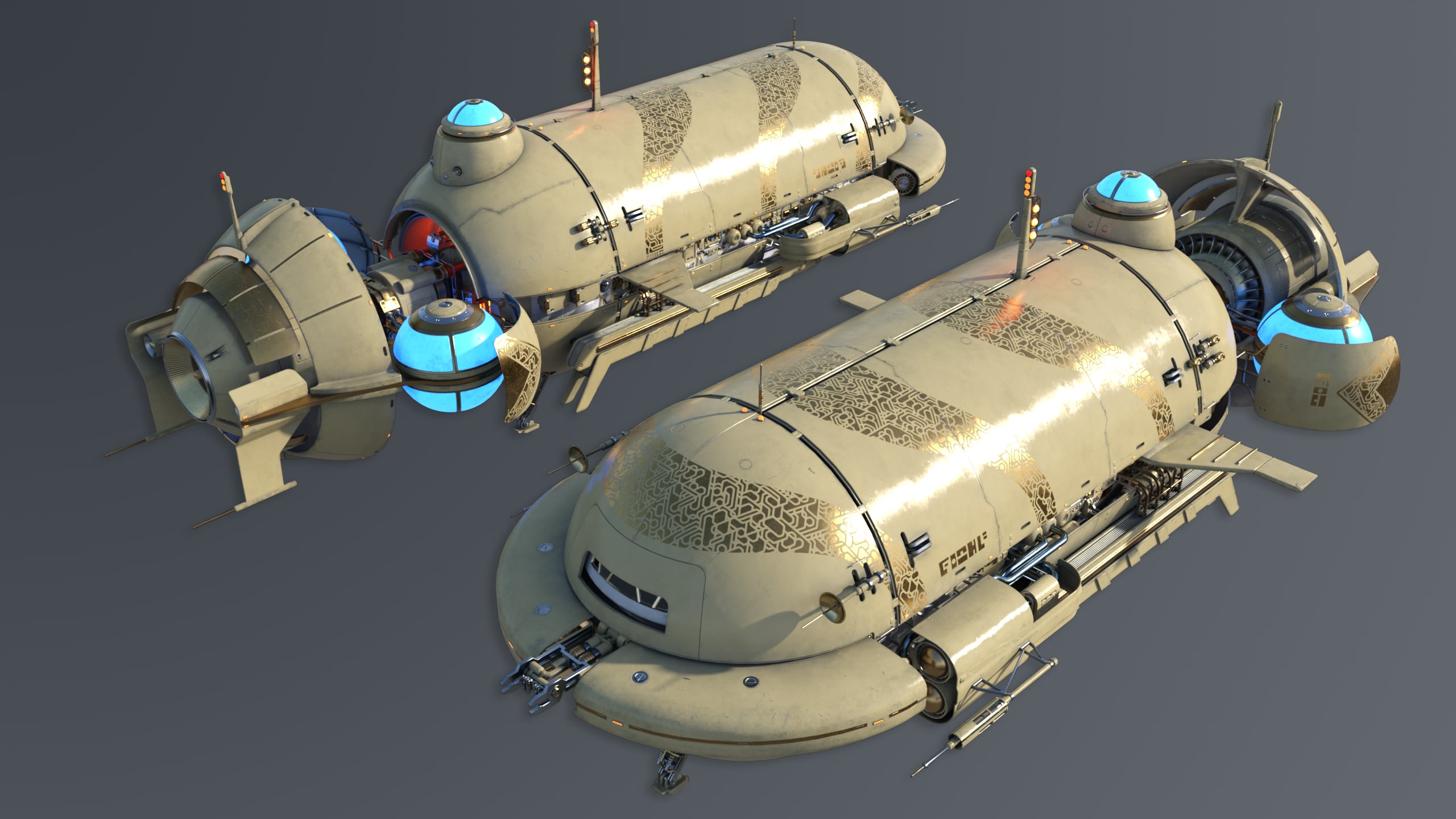 Starship Dedal | Daz 3D